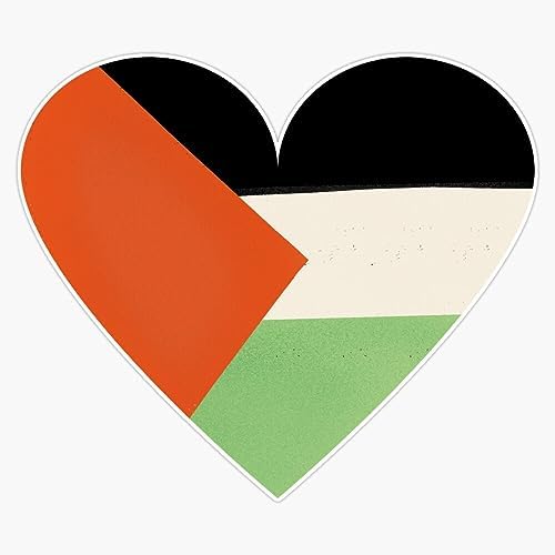 Amazon.com: Floral Heart Illustration Sticker Vinyl Waterproof Sticker ...