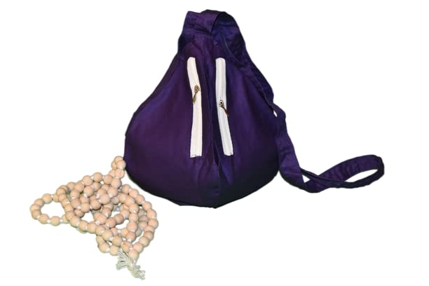 Buy LNDS -100% Cotton 2 zip Beads Bag/Chanting Bag/Japa Bag with Sakshi ...