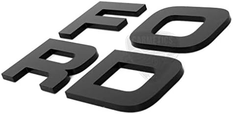 CarMetics Ford 3D Letters Stickers Decals Logo Emblem Bonnet Letters ...