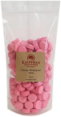 Amazon.com : Kauffman Orchards Canada Wintergreen Mints, Pink Candy ...