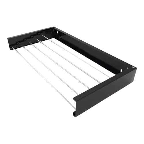 Fab and Dry Wall Mounted Laundry Drying Rack Collapsible Clothes Drying ...