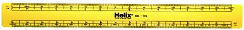 Helix Engineers Scale Ruler,Yellow, 30cm : Amazon.co.uk: Stationery ...