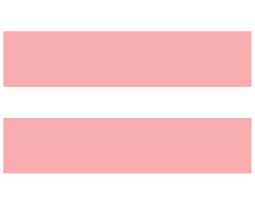 Amazon.com: BD USA Pink Equal Sign in Support of Equal Rights Die Cut ...