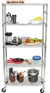 Amazon.com: TRINITY EcoStorage 5-Tier Wire Shelving Rack 36" x 18" x 72 ...