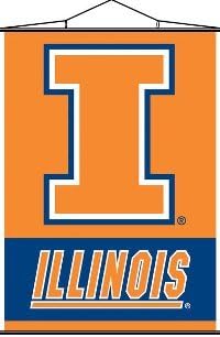Amazon.com : ILLINOIS FIGHTING ILLINI INDOOR BANNER SCROLL : Sports ...