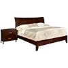 Amazon.com: Furniture of America Bex 2-Piece Platform Bed Set, Queen ...
