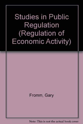 Amazon | Studies in Public Regulation (Regulation of Economic Activity ...
