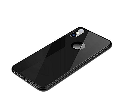 STUDOZ Apple iPhone Xs Back Cover Case,Luxurious Toughened Glass Back ...