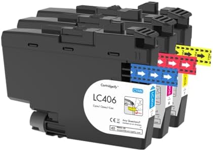 Amazon.com: Cartridgeify LC406 Ink Cartridge Replacement for Brother ...