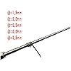 Amazon.com: SZYDD Stainless Steel Wire Winding Rod 5 Sizes Jewelry Wire ...