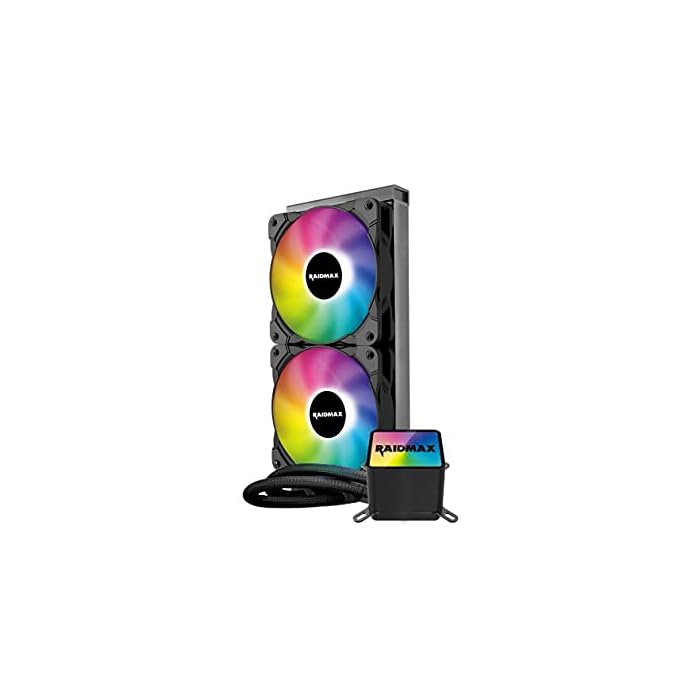 Buy Raidmax Tornado All-in-1 ARGB LED CPU Liquid Cooler with ARGB Fans ...