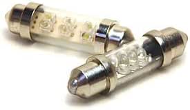 Amazon.com: Red Color Acclaim 90 - 91 LED dome light bulb, super ultra ...