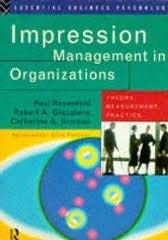 Amazon.com: Impression Management in Organizations: Theory, Measurement ...