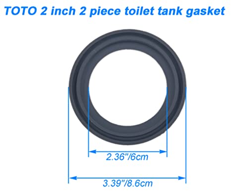Snapklik.com : Toilet Flush Valve Gasket Rubber Seal Gasket For TOTO 2 ...