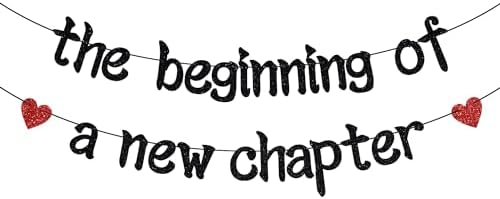 Amazon.com: The Beginning of A New Chapter banner, Farewell Party ...
