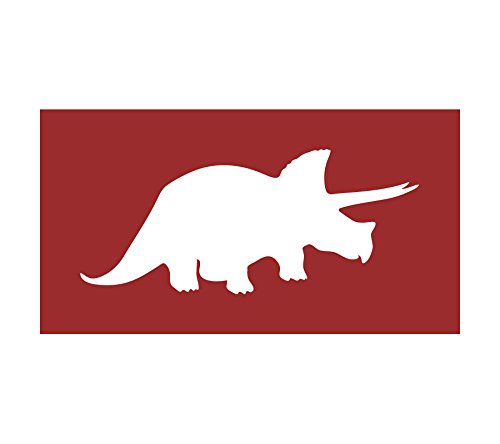 Amazon.com : Auto Vynamics - STENCIL-DINO-06 - Triceratops Individual ...
