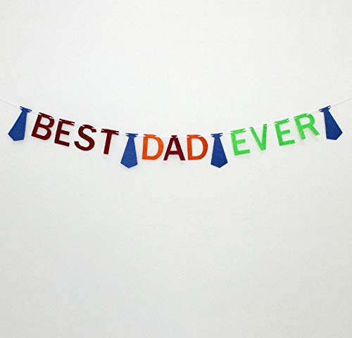 Best Dad Ever banner Happy Father's Day Bunting Banner Daddy's Day ...