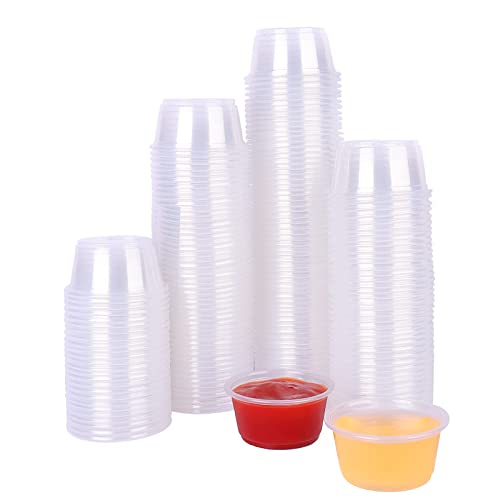 Snapklik.com : TashiBox Polypropylene Disposable Mini Cups, Portion Cups