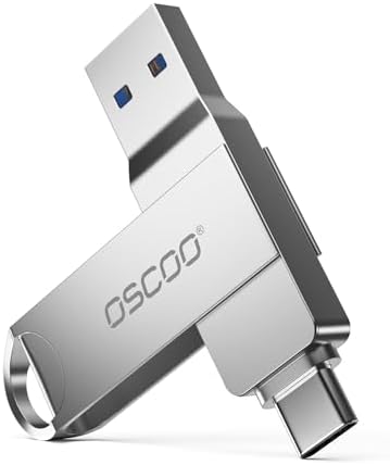 Amazon.com: OSCOO 128GB USB Flash Drive, USB 3.1 Gen 1 Dual USB-C & USB ...