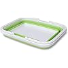 REDCAMP 9L Collapsible Washing up Bowl with Handles, 2 Pack Foldable ...