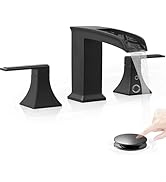 HEYMYTAP Oil Rubbed Bronze Bathroom Faucet 3 Hole, 4-16 Inch Brass ...