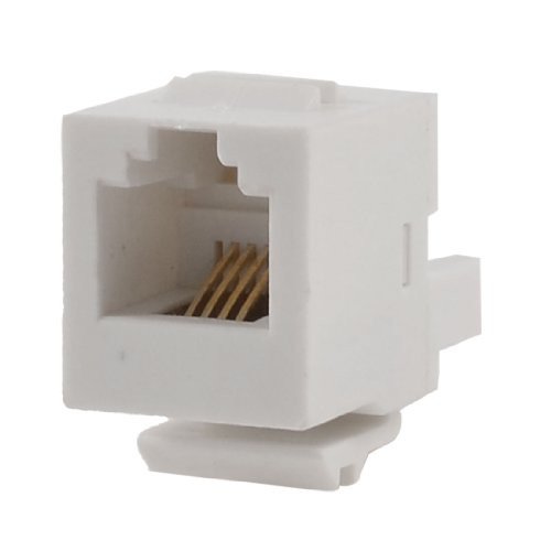 Alcoa PrimeWhite RJ11 4P4C Headset Telephone Module Keystone Jack ...