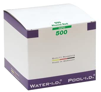 Water-ID, Reagents, Phenol Red Tablets (500 Pack - 50 Strips), Rapid ...