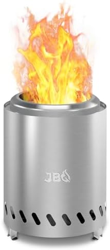 Amazon.com : COOZOOM Portable Table Top Fire Pit: 8.6" Stainless Steel ...