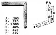 CRL Zinc Die-Cast Storm Window Corner Key- 1.500" Leg; .220" Width ...