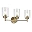 Kichler Winslow 12.75" Vanity Light in Brushed Nickel, 2-Light ...