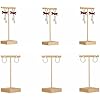 Amazon.com: GemeShou 6pcs Gold Earring display T bar stand for selling ...