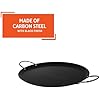 Amazon.com: IMUSA 11in Carbon Steel Nonstick Round Comal with Metal ...