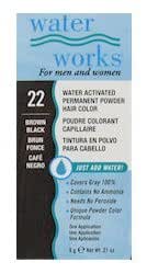 Amazon.com : Water Works Permanent Powder Hair Color - #22 Brown Black ...