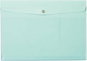 Amazon | リヒトラブ 抗菌 PVC エンベロープケース A4 ALCLEA ライトグリーン F7745-19 | ケースファイル・キャリングケース | 文房具・オフィス用品
