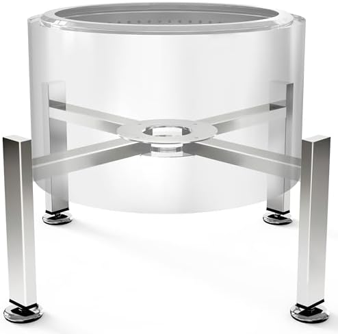 Amazon.com: Lamudo Firepit Stand with Adjustable Feet, Stainless Steel ...