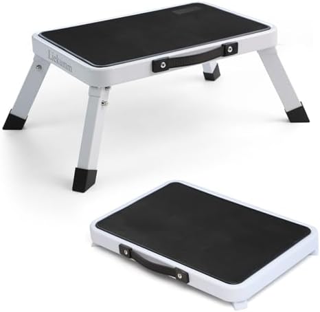Amazon.com: LIEKUMM Foldable Step Stool, 330lbs Capacity Step Ladder ...