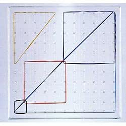 Amazon.com: Geoboard, Overhead, Square, 9"/23cm : Office Products