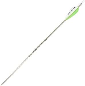Amazon.com: Easton Arrow Genesis 1820, 3" DMND HD VANES Silver (6PK ...