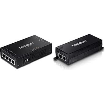 Amazon.com: TRENDnet 65W 4-Port Gigabit PoE+ Injector, TPE-147GI, 4 x ...