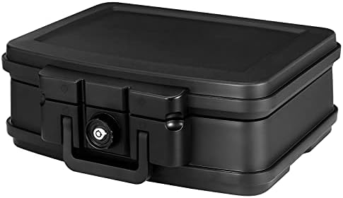 MASTER LOCK Certified Fireproof and Waterproof Safe Box with Key, 4.9L ...
