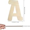 Amazon.com: Wooden Letters 8 Inch Wood Letter A 1/5 Inch Thick Cutouts ...