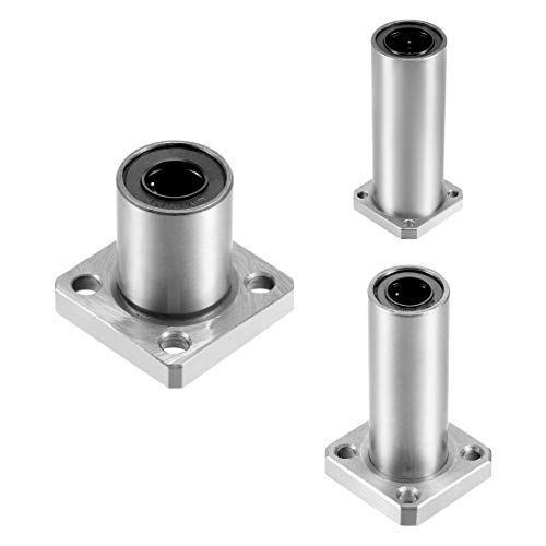 LMK8UU Rodamientos lineales de brida cuadrada extra larga, diámetro del ...