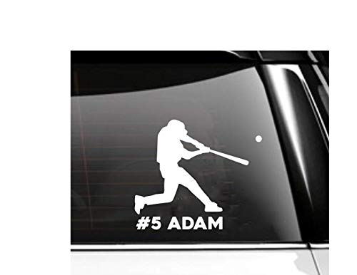 Amazon.com: Personalized Baseball Car Decal- Baseball Player- : Tools ...