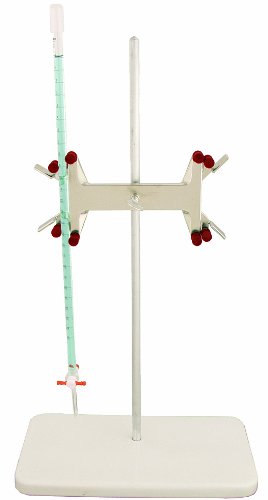 Talboys 916187 Aluminum Double Buret Clamp and Support Stand with Rod ...