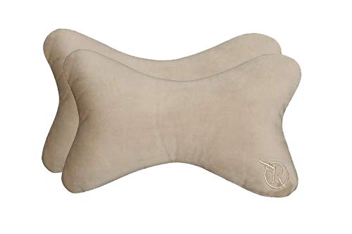 Club Class Memory Foam Neck Rest (Beige)(2 Pieces) : Amazon.in: Bags ...