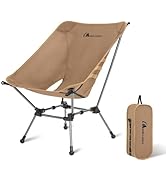 Amazon.com : MOON LENCE Portable Camping Chair Plus, Upgraded Comfort ...