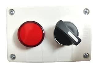 2 Way Control Box with Red Pilot Indicator & Selector Switch 3 Position ...