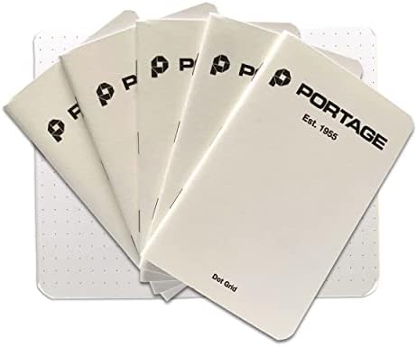 Amazon.com : Portage Small Dot Grid Notebook- Notepad for Field Notes ...