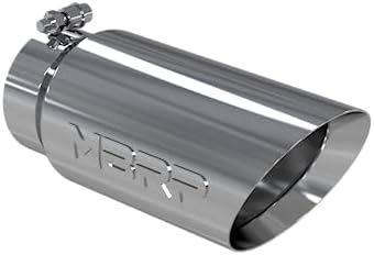 MBRP 4 Inch Inlet Exhaust Tip, 4" Inlet 5" Outlet 12" Part Length, Dual ...