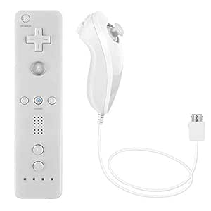 Lactivx 1 Pack Nunchuck and Wii Remote Controller Compatible with ...